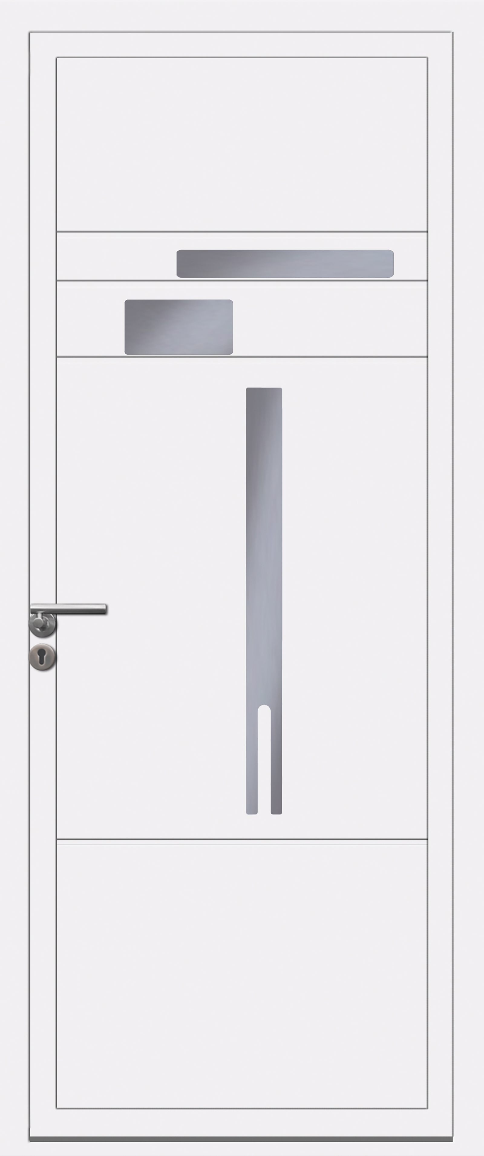 Porte d'entrée PVC - Moderne • B'PLAST - Menuiseries PVC & Alu